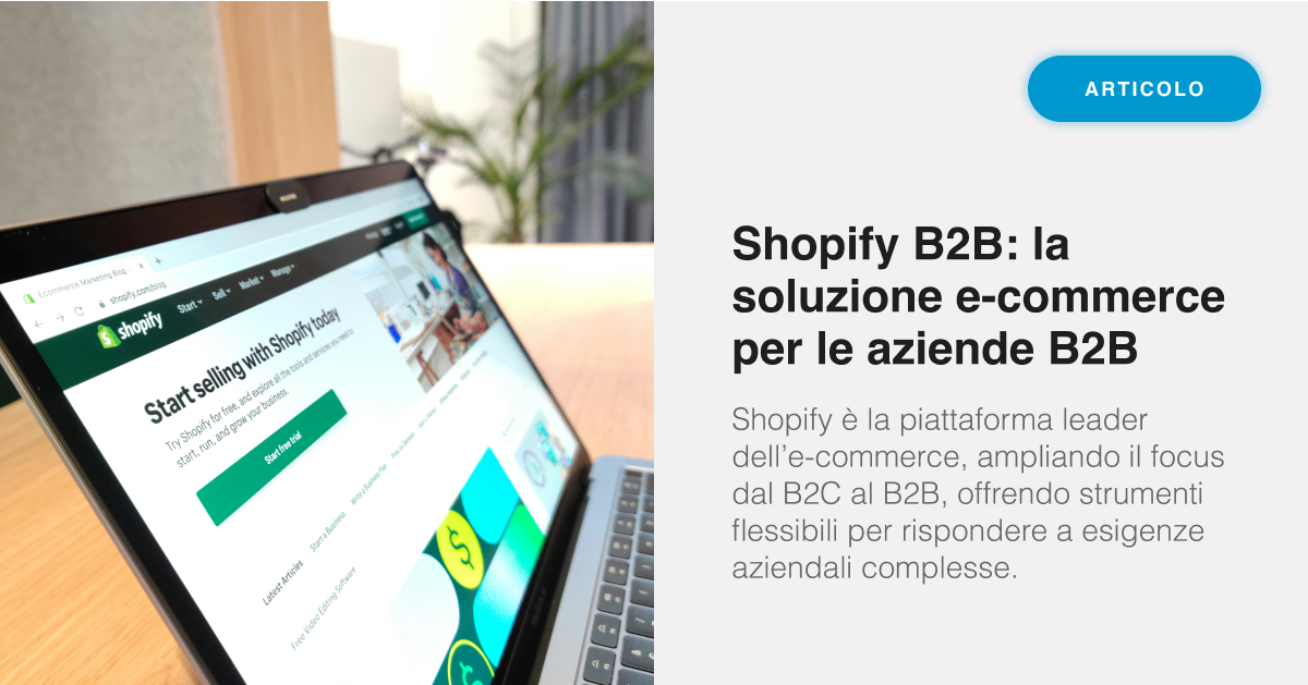 Shopify B2B: la soluzione e-commerce per le aziende B2B